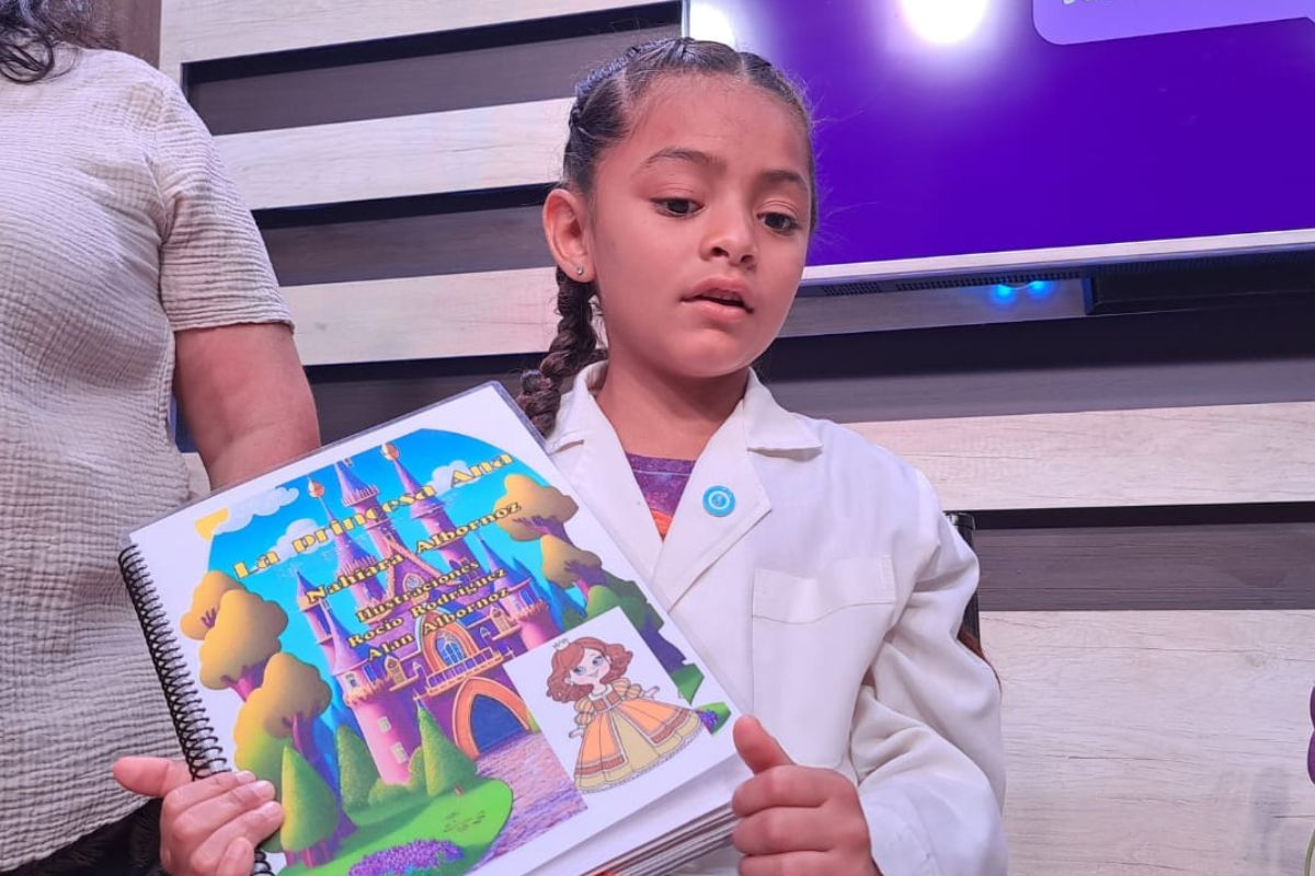 La evolución de Nahiara Albornoz, creó su propio libro de cuento - Cada ...